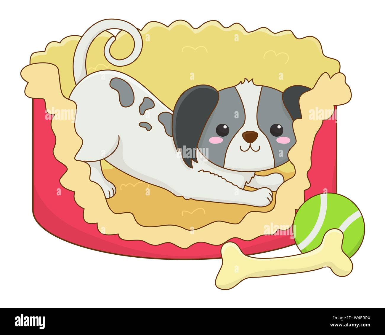 Dog cartoon design, Mascot pet animal nature cute and puppy theme ...