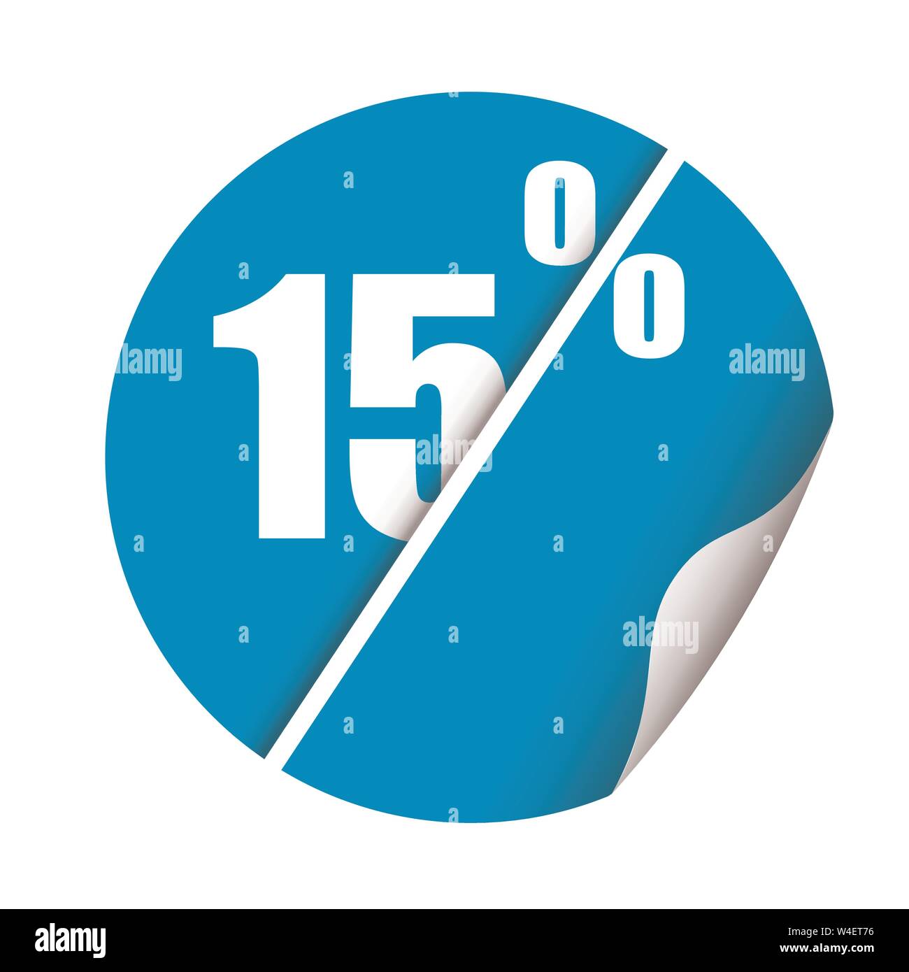Round sticker percent discount. Modern vector illustration Stock Vector ...