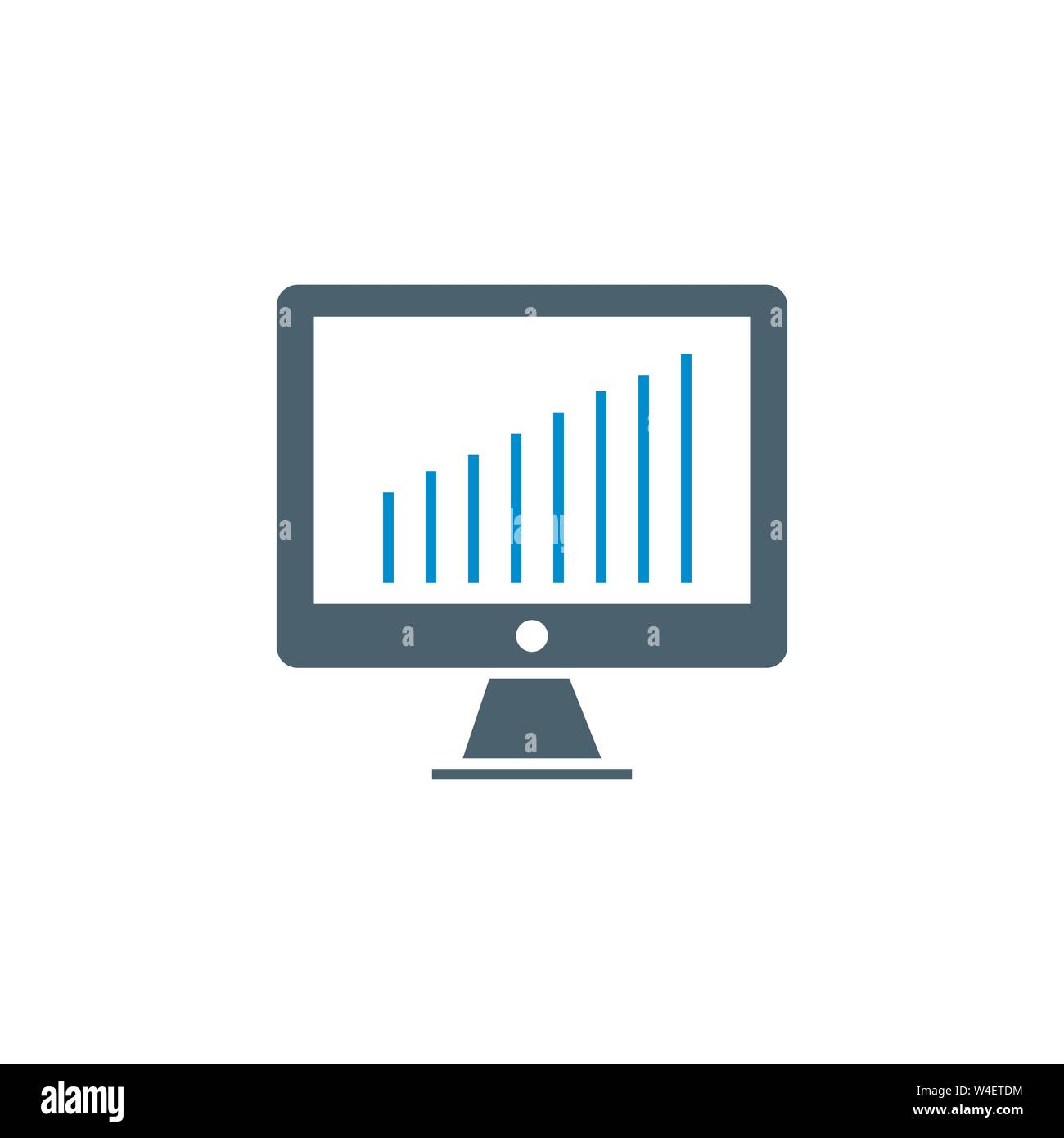 Monitor related vector glyph icon Stock Vector Image & Art - Alamy