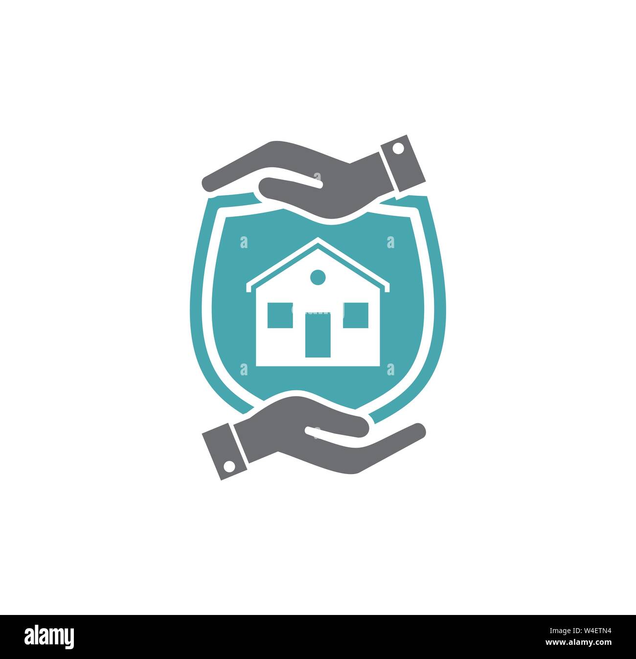 Insurance related icon on background for graphic and web design. Simple ...