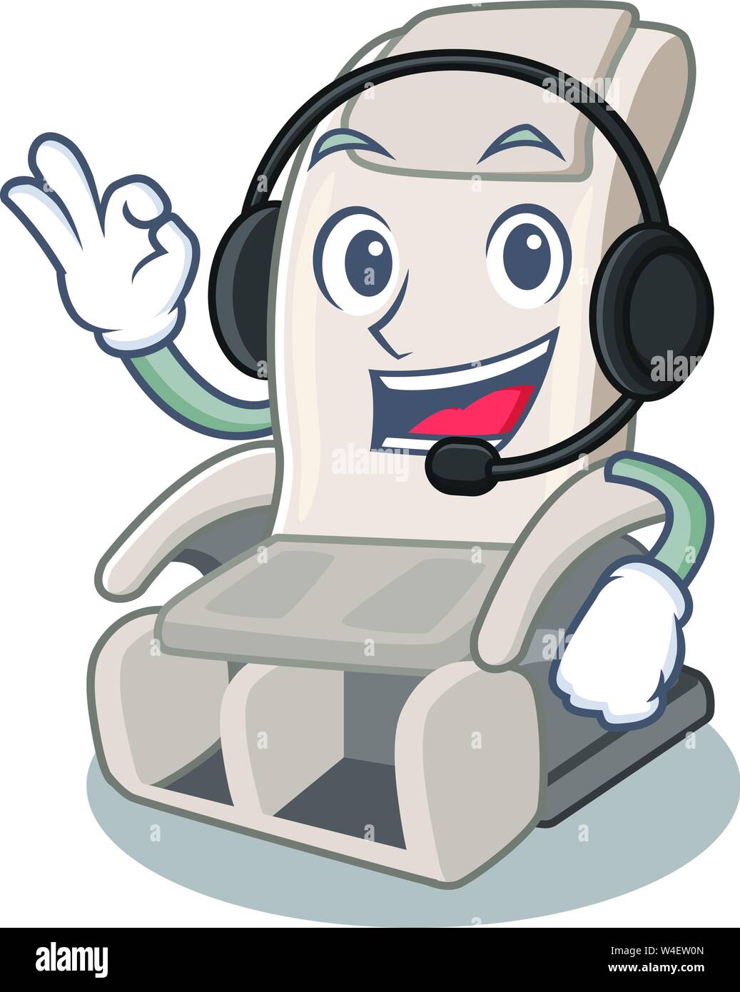 Massage Chair In Office Stock Vector Images Alamy