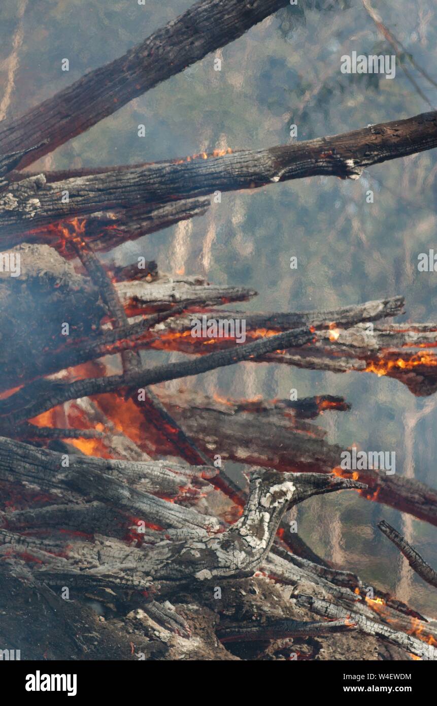 Burn off season hi-res stock photography and images - Alamy