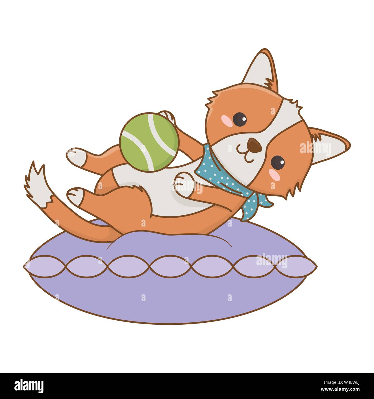 Dog cartoon design, Mascot pet animal nature cute and puppy theme ...