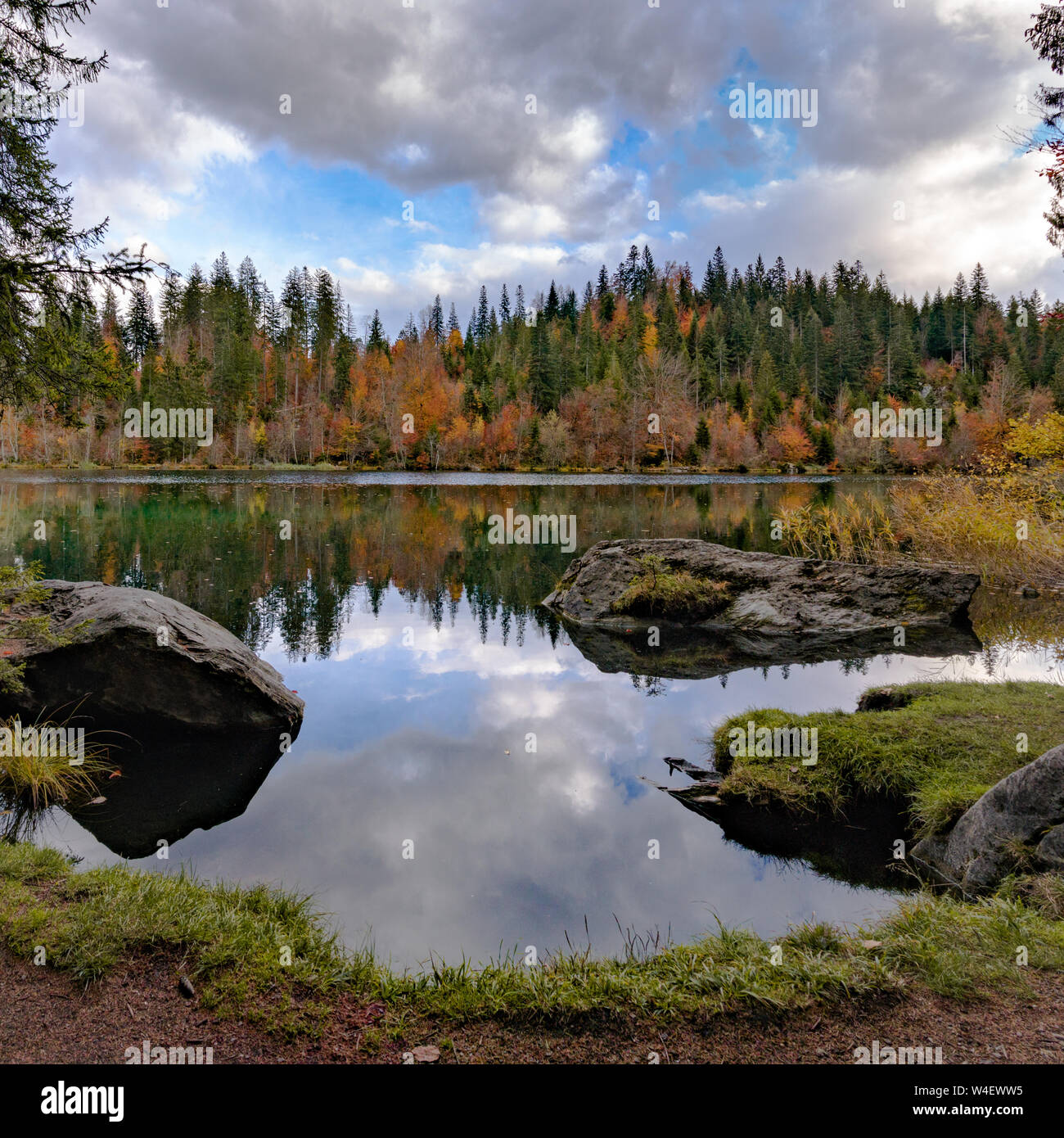 Crestasee lake hi-res stock photography and images - Alamy