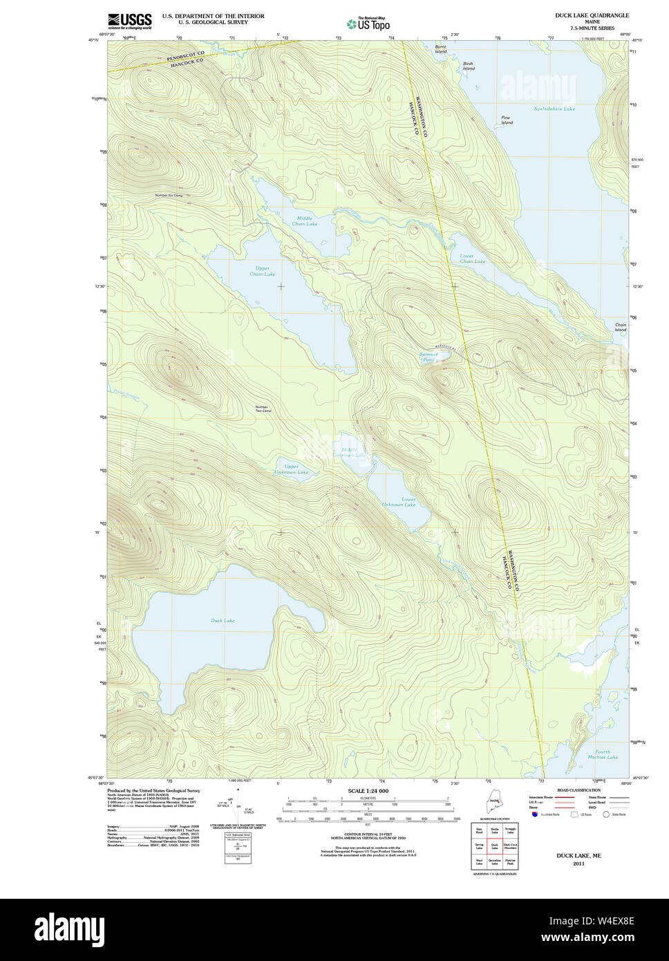 Duck lake map hi-res stock photography and images - Alamy