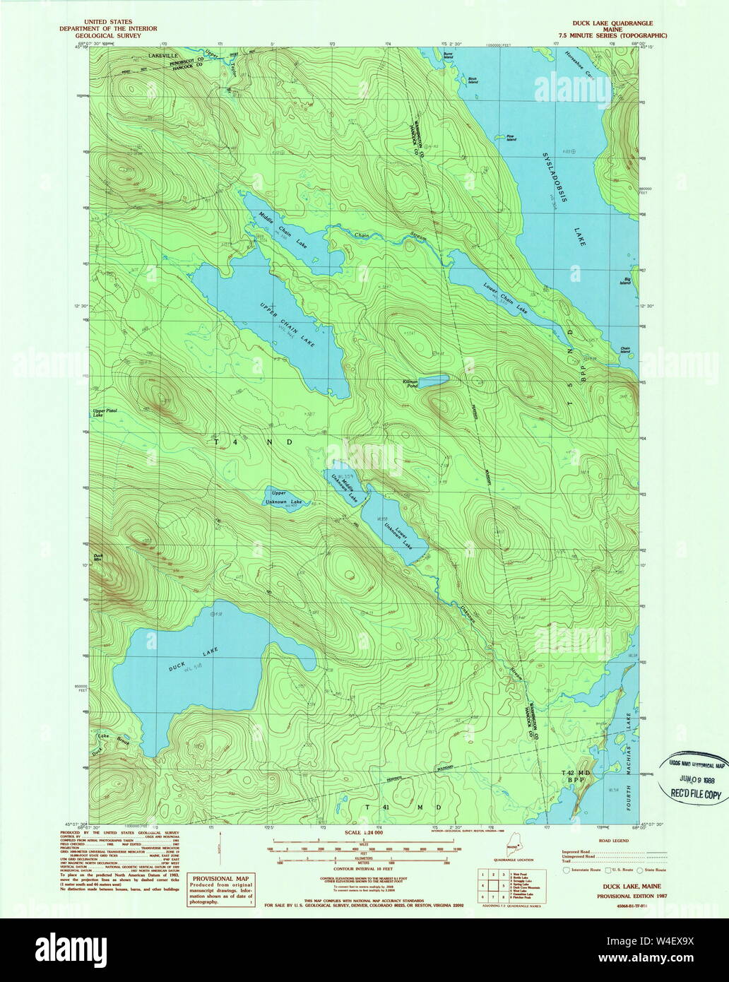 Duck lake map hi-res stock photography and images - Alamy