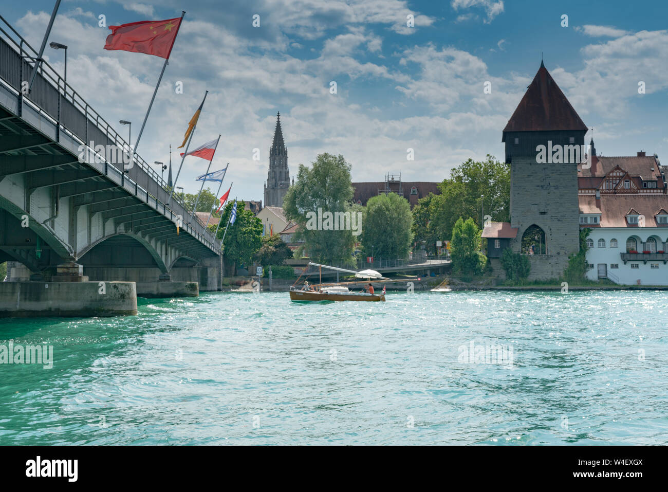Konstanz germany rhine river tower hi-res stock photography and images ...