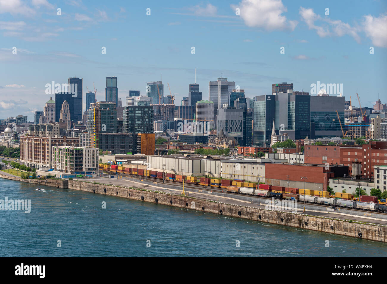 Montreal harbour bridge hi-res stock photography and images - Alamy