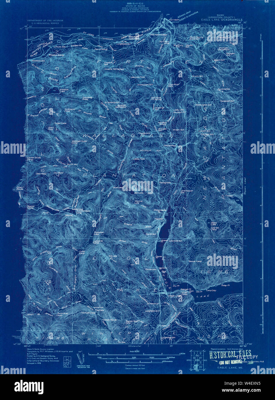 Map of eagle lake hi-res stock photography and images - Alamy