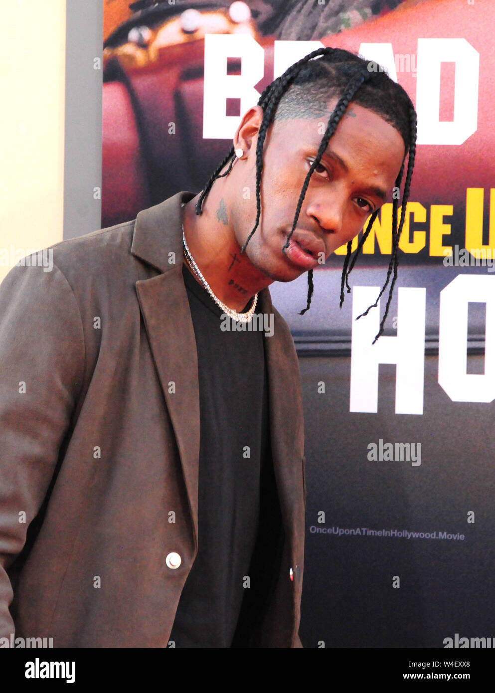 Hollywood, California, USA 22nd July 2019 Rapper Travis Scott attends ...