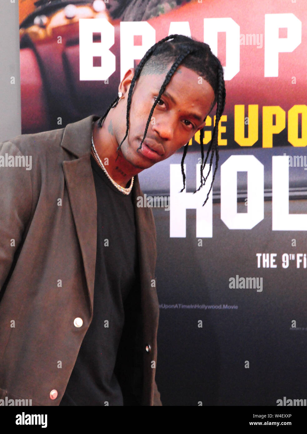 Hollywood, California, USA 22nd July 2019 Rapper Travis Scott attends ...