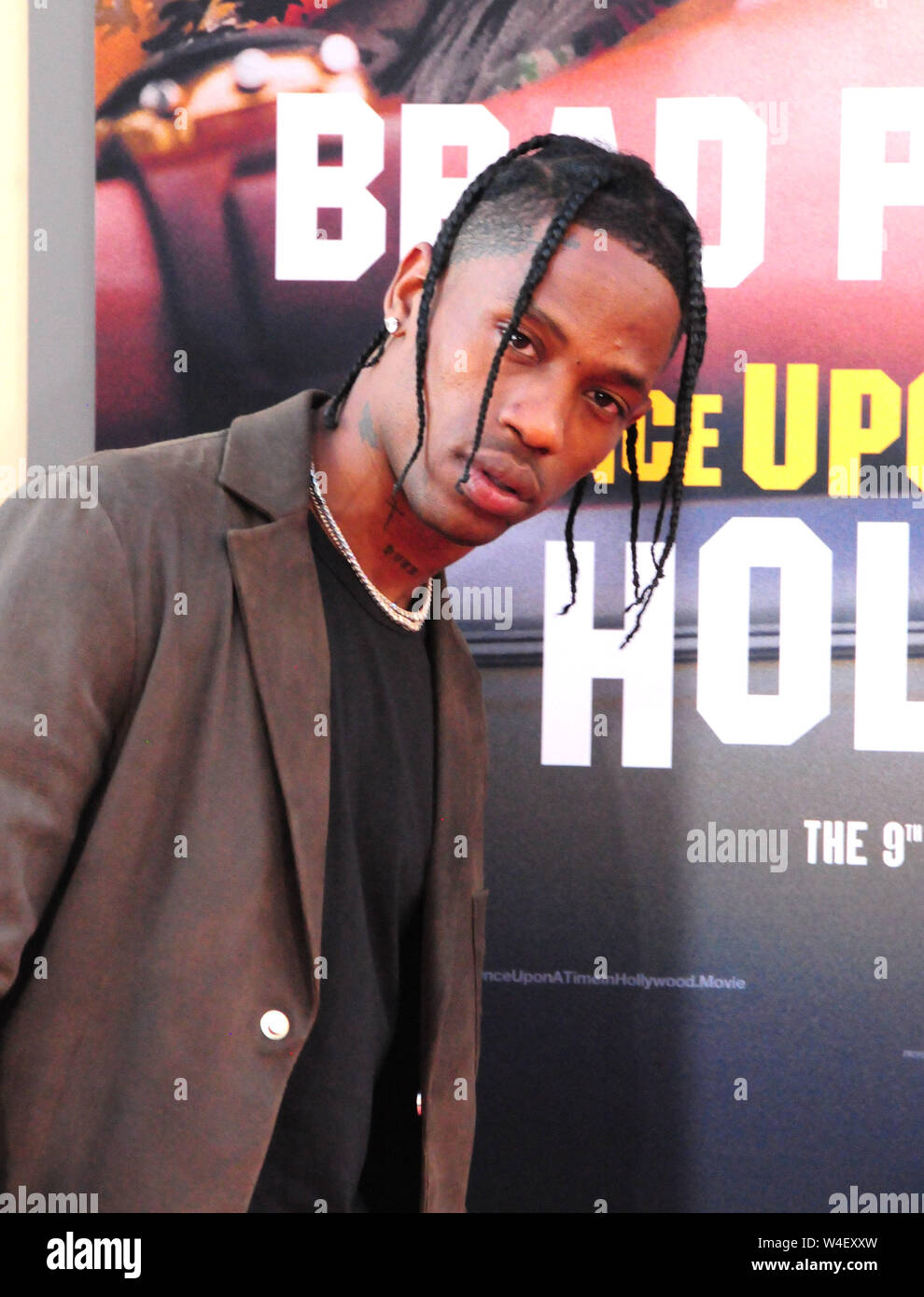 Hollywood, California, USA 22nd July 2019 Rapper Travis Scott attends ...