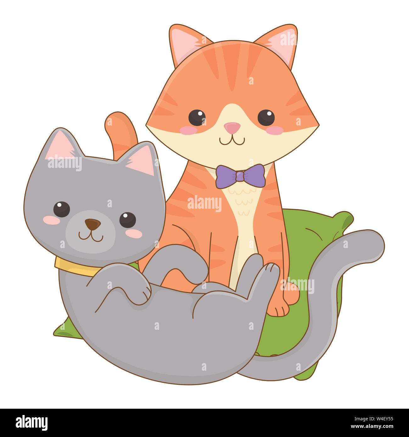 Cats cartoons design, Animal cute zoo life nature and fauna theme ...