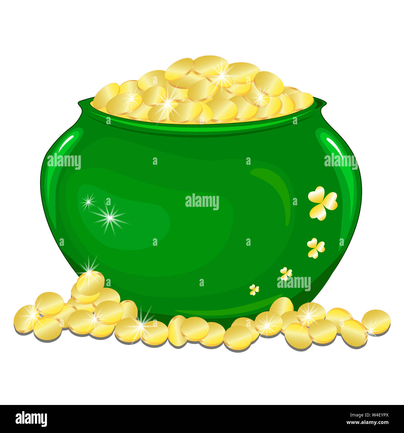 Pot Of Gold Coins