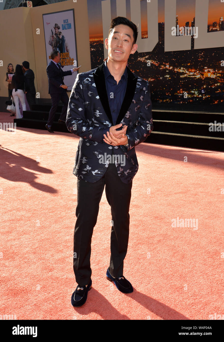 Los Angeles, USA. 22nd July, 2019. Mike Moh at the premiere of "Once ...
