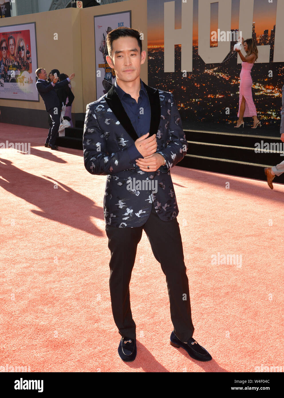 Los Angeles, USA. 22nd July, 2019. Mike Moh at the premiere of "Once ...