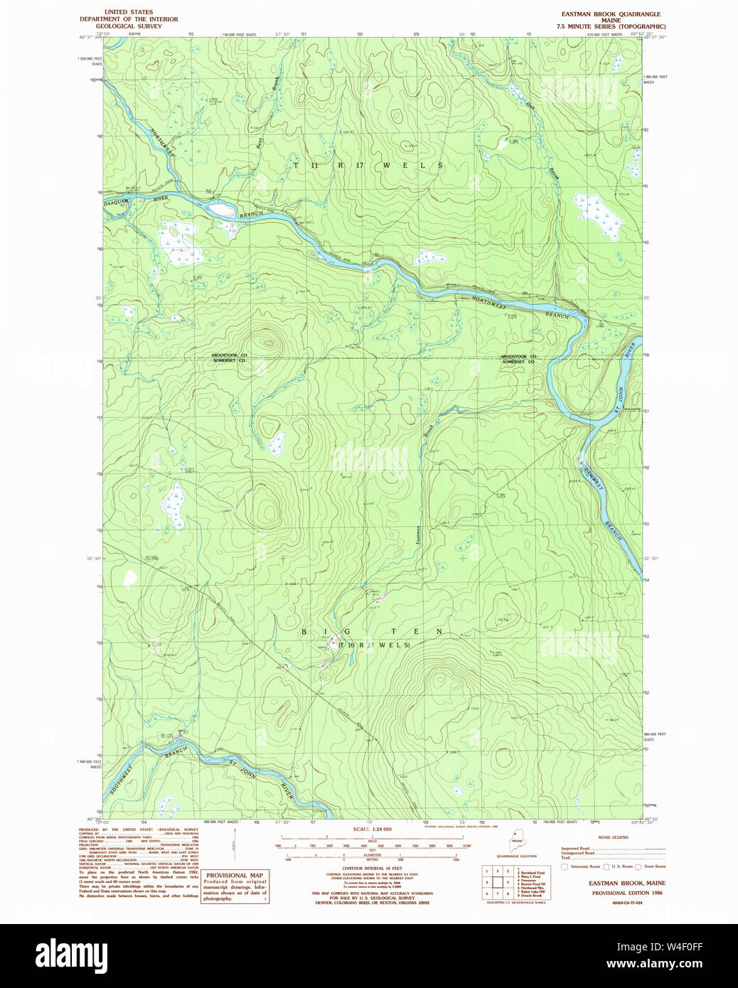 Eastman map Cut Out Stock Images & Pictures - Alamy