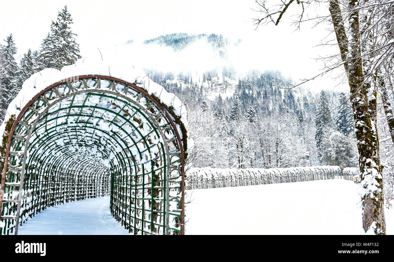 Snow tunnel in winter hi-res stock photography and images - Alamy