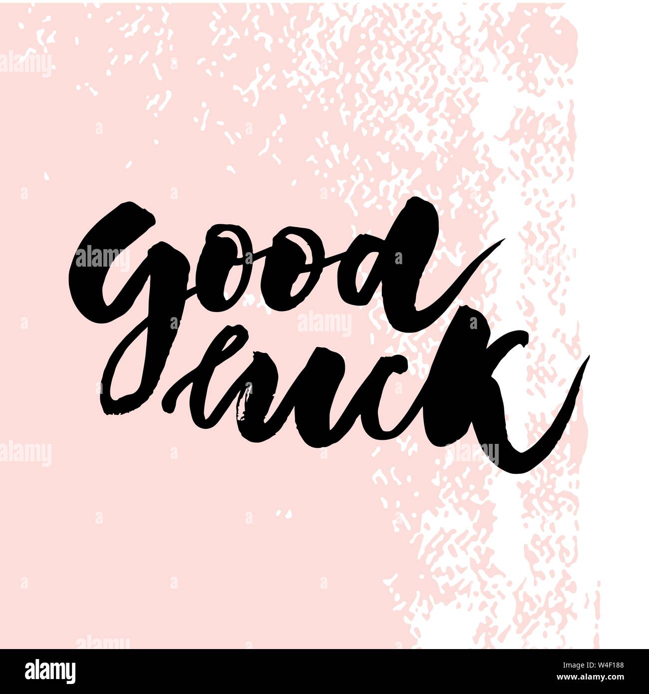 Good luck word Stock Vector Images - Alamy