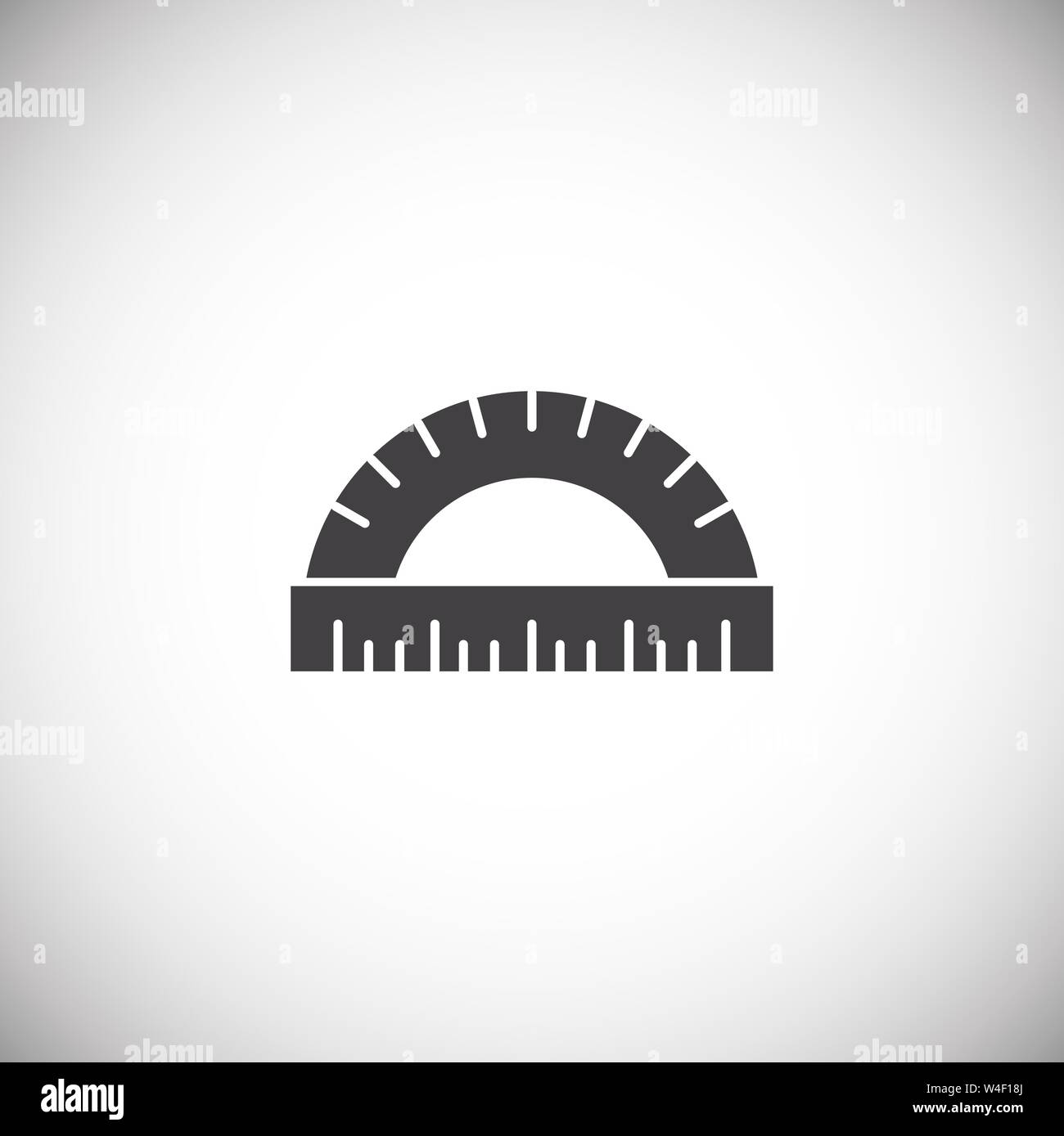 Measuring tool icon on background for graphic and web design. Simple ...