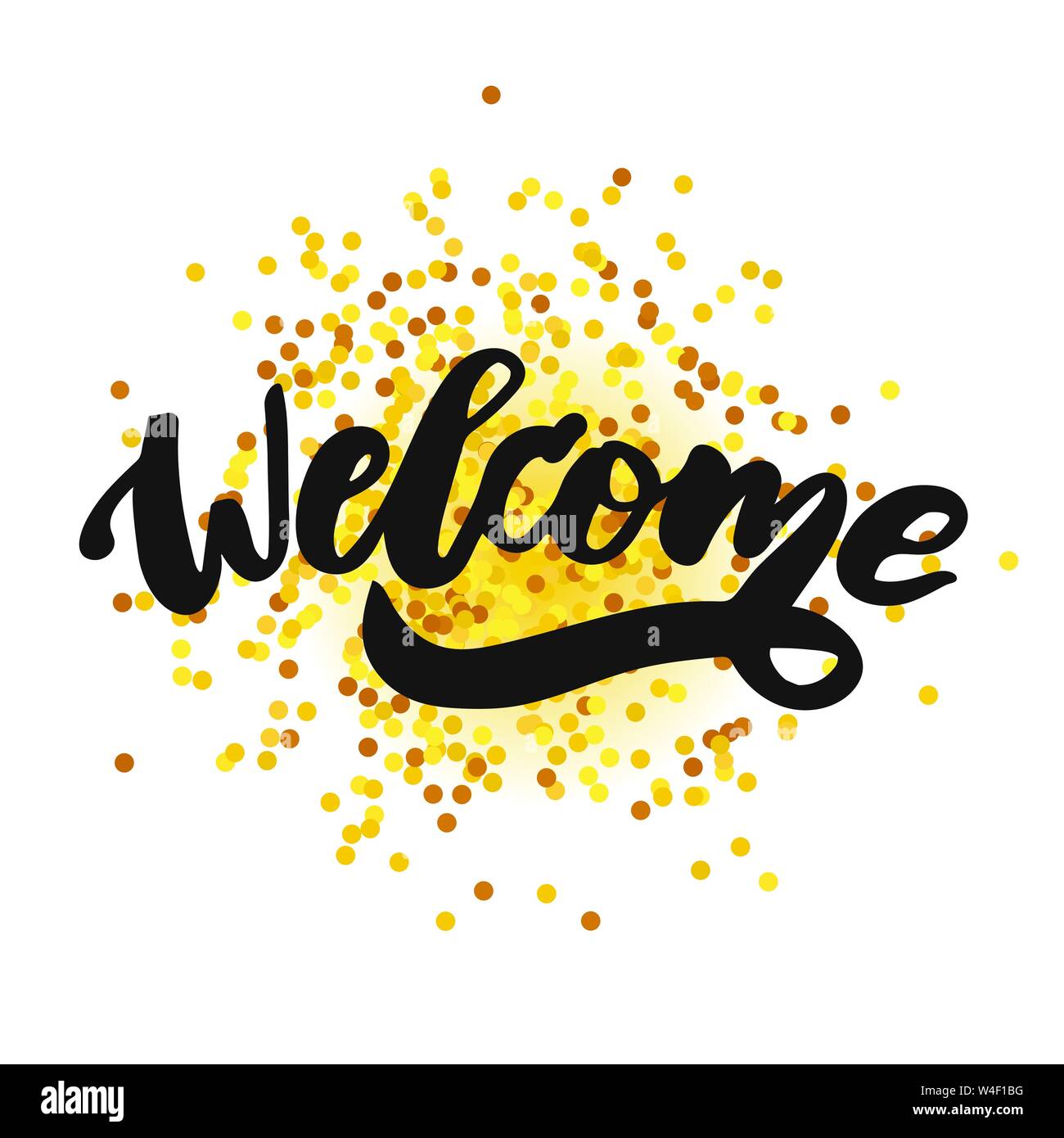 Welcome party vintage Cut Out Stock Images & Pictures - Alamy
