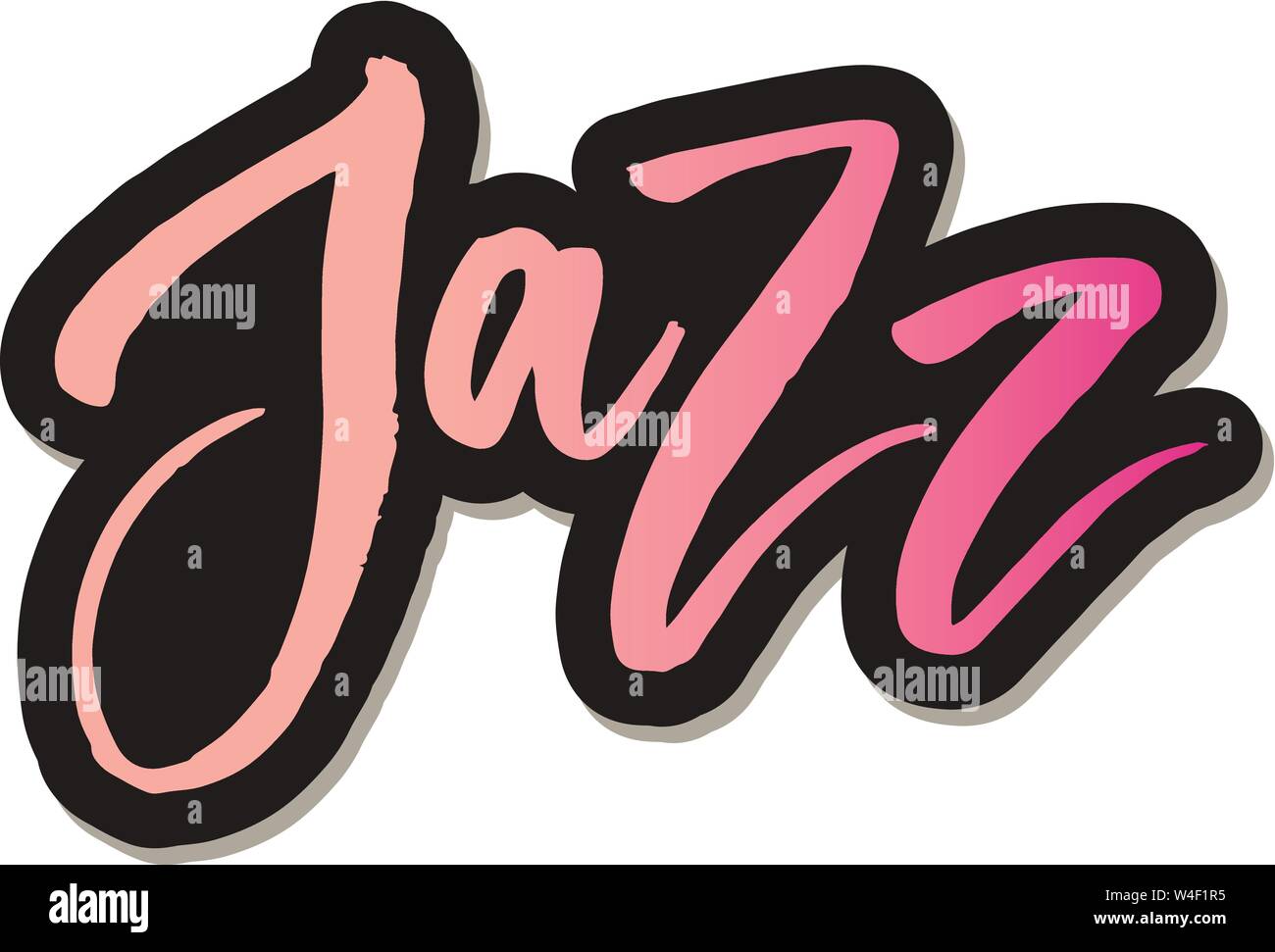 Jazz lettering hi-res stock photography and images - Alamy