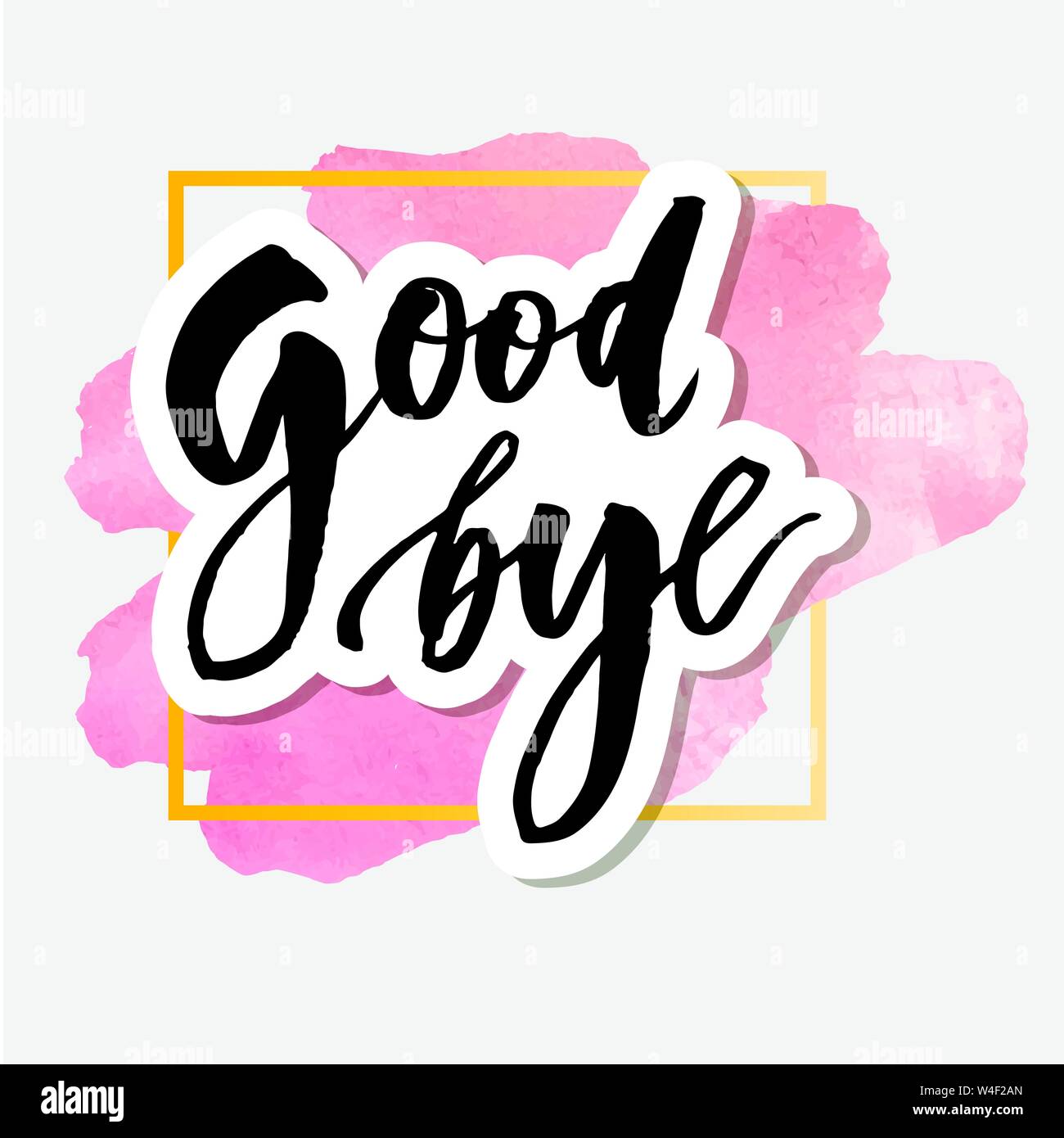 Farewell note Stock Vector Images - Alamy