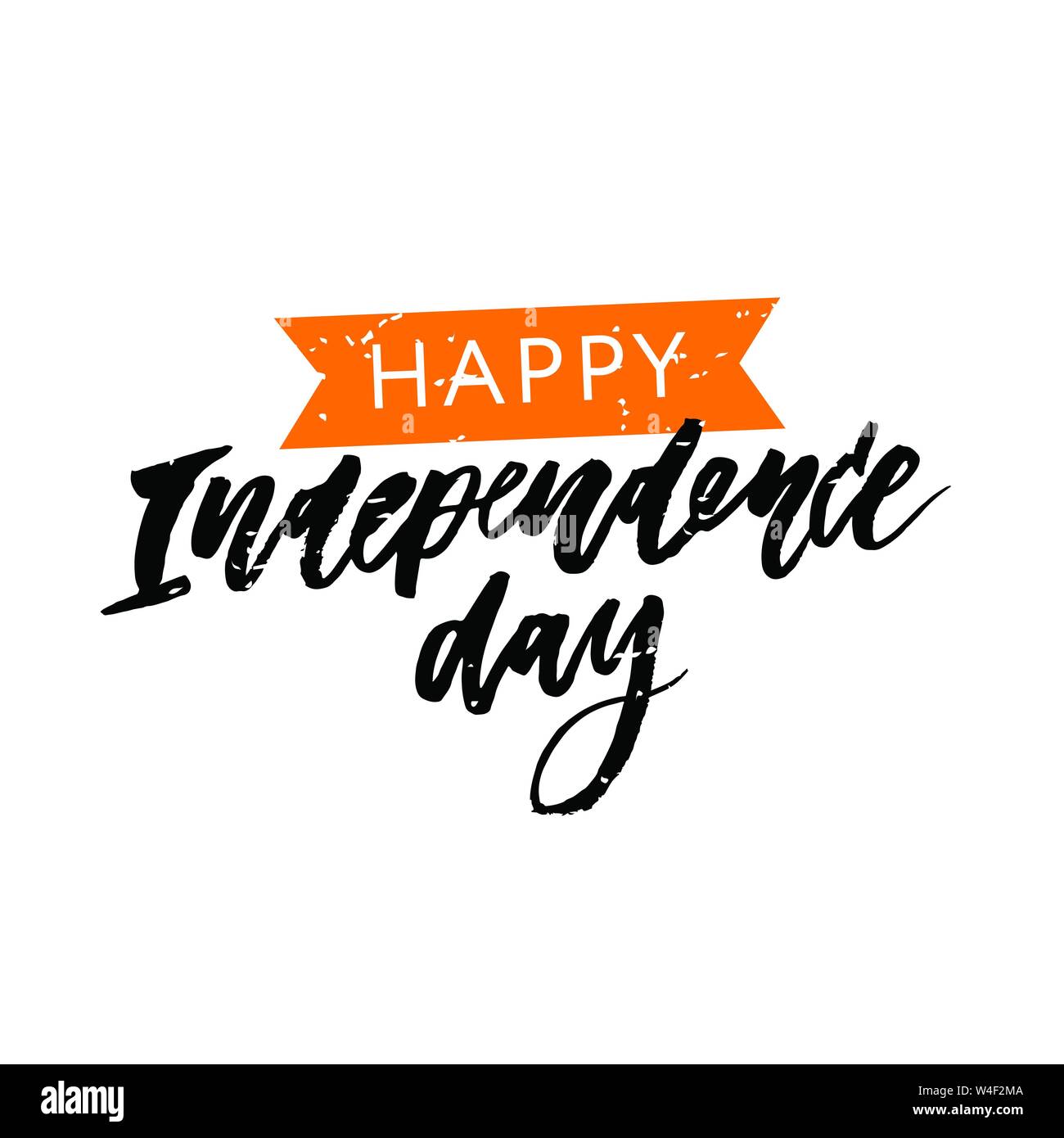 Indian independence day lettering ashoka hi-res stock photography and ...