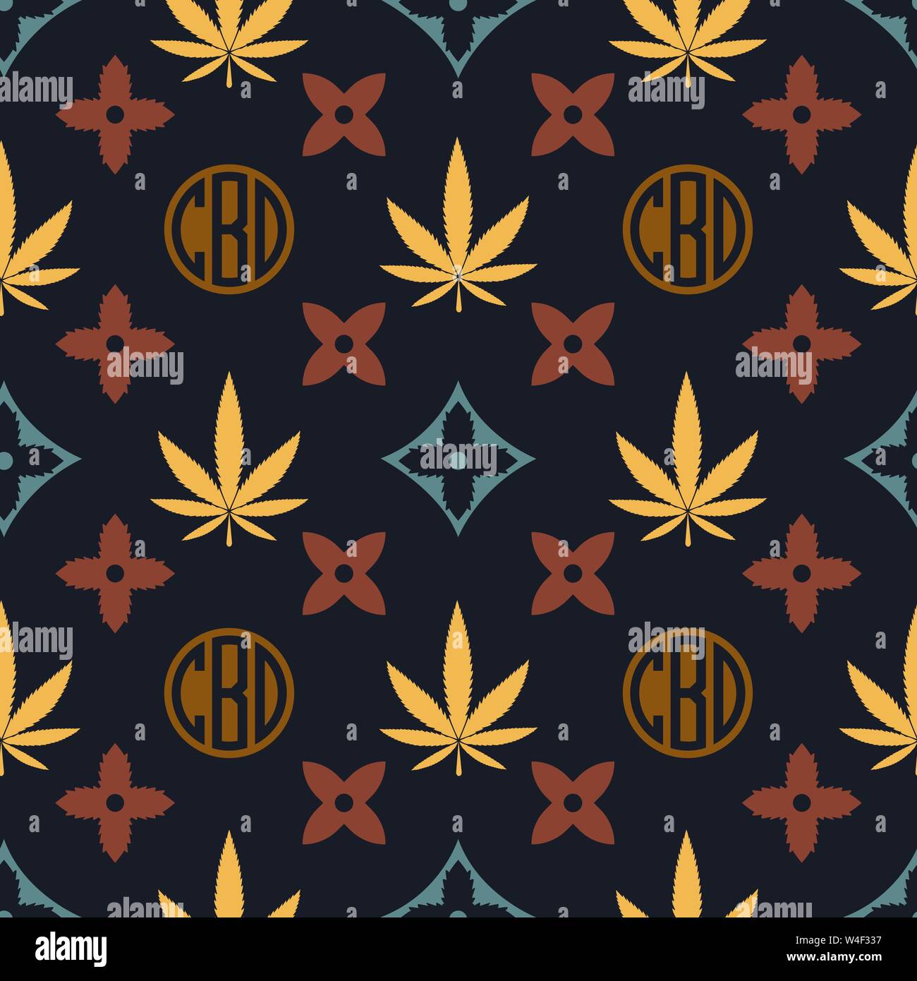 Weed Background Tile