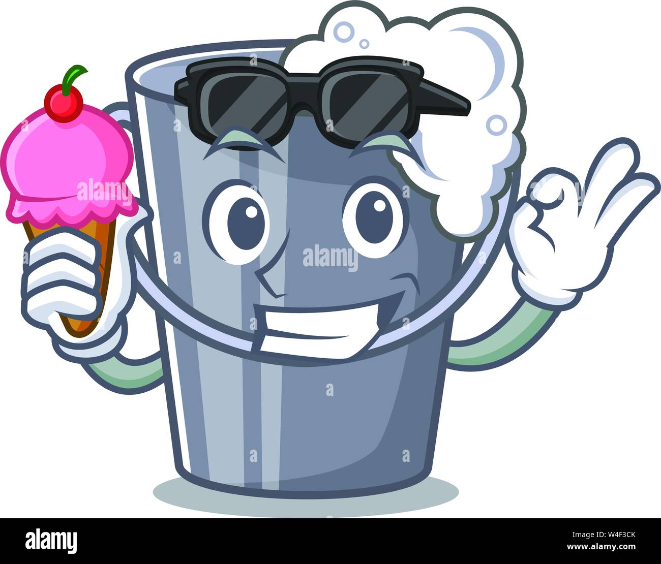 Bucket Of Ice Cream Cartoon
