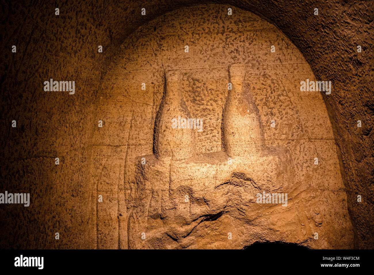 Italy Marche Osimo Piazza Dante caves Stock Photo - Alamy