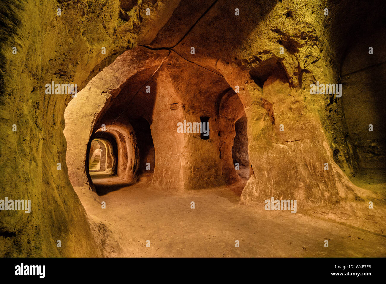 Italy Marche Osimo Piazza Dante caves Stock Photo - Alamy