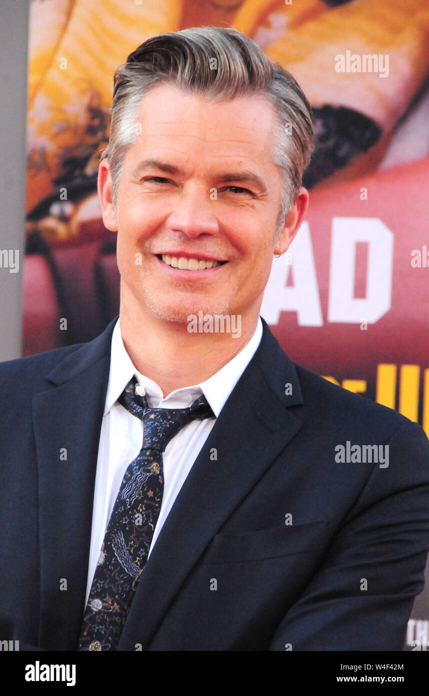 Hollywood, California, USA 22nd July 2019 Actor Timothy Olyphant ...