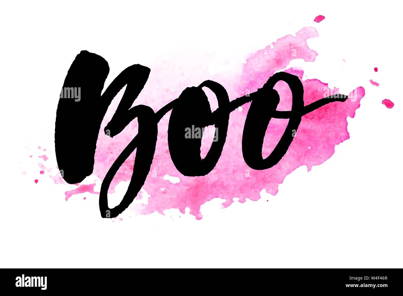 slogan Boo phrase graphic vector Print lettering Stock Vector Image ...