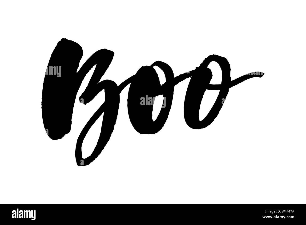 Cursive Letters To Print Boo