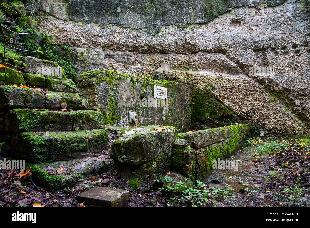 Italy Marche Osimo Fonte Magna Stock Photo - Alamy