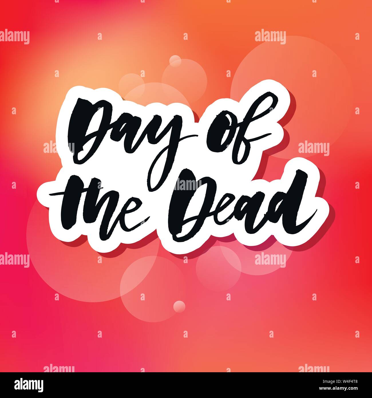 slogan Day of the Dead phrase graphic vector Print lettering Stock ...