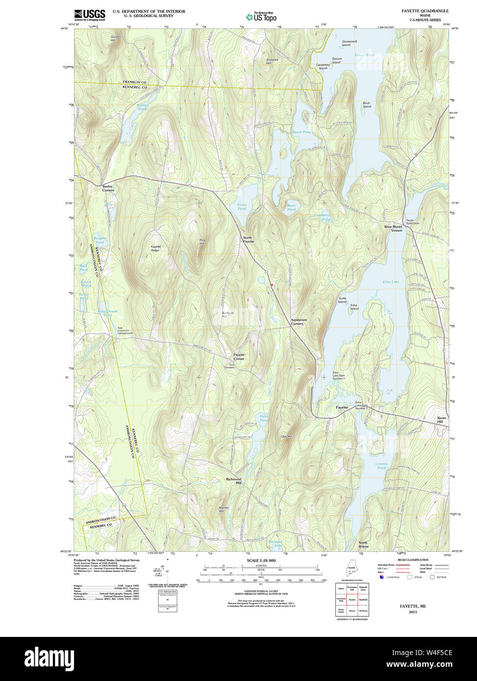 Map of fayette hi-res stock photography and images - Alamy
