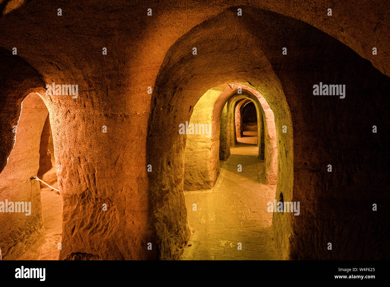 Italy Marche Osimo Piazza Dante caves Stock Photo - Alamy