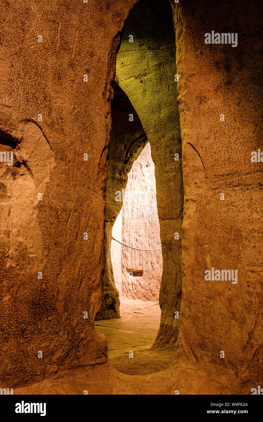 Italy Marche Osimo Piazza Dante caves Stock Photo - Alamy