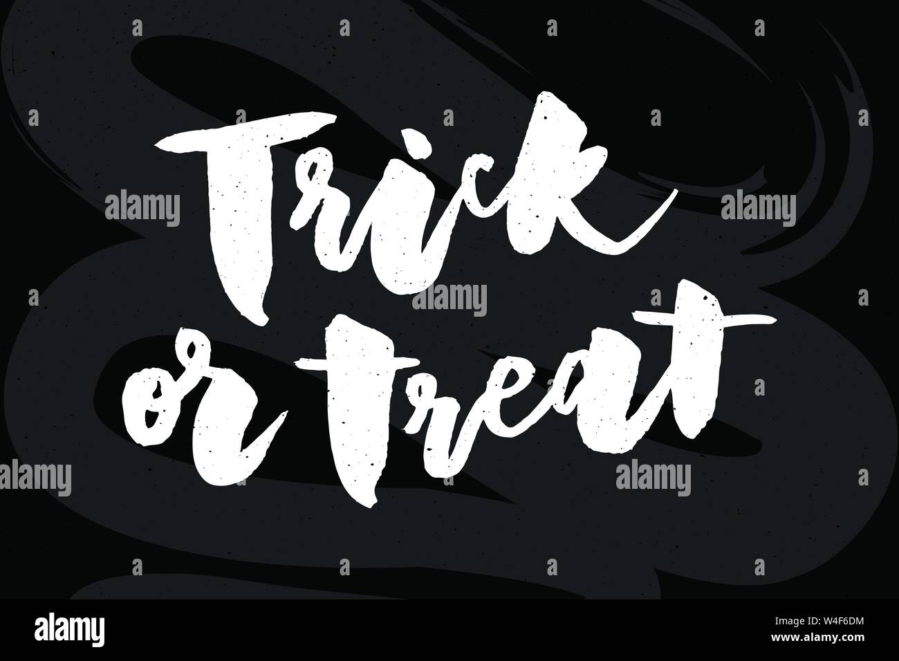 slogan Trick or treat phrase graphic vector Print lettering Stock ...