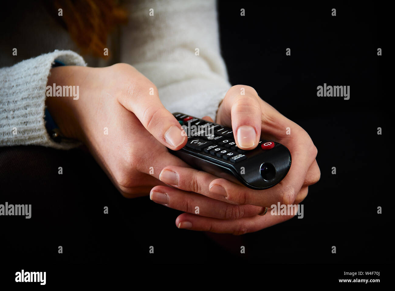 Close up hands using controller hi-res stock photography and images - Alamy