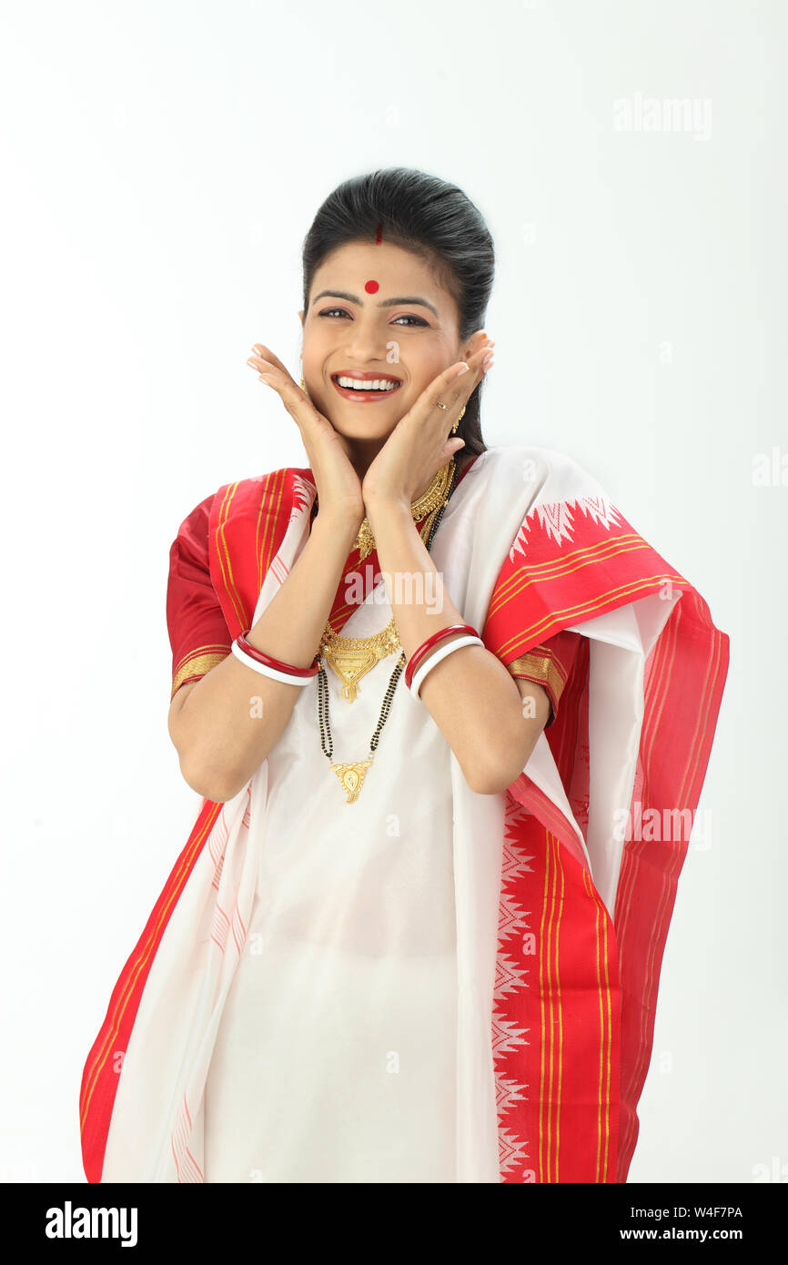 Portrait Bengali Woman Smiling High Resolution Stock Photography and Images - Alamy
