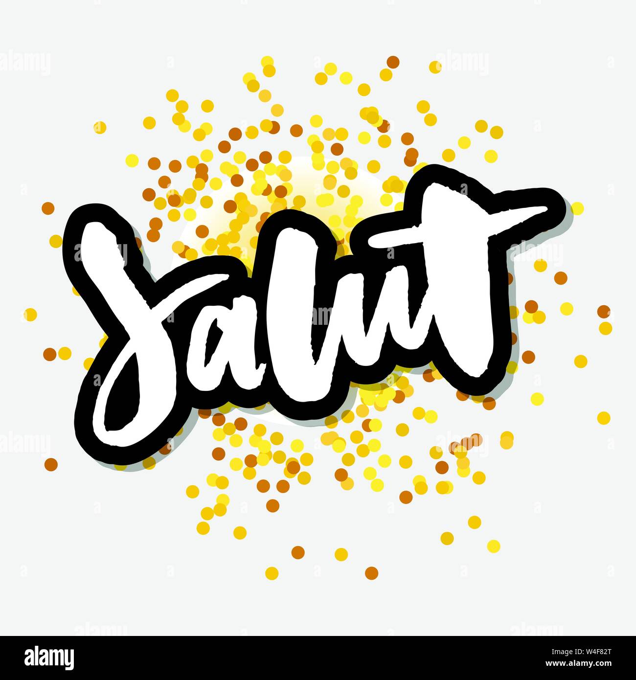 Salut vector vectors hi-res stock photography and images - Alamy