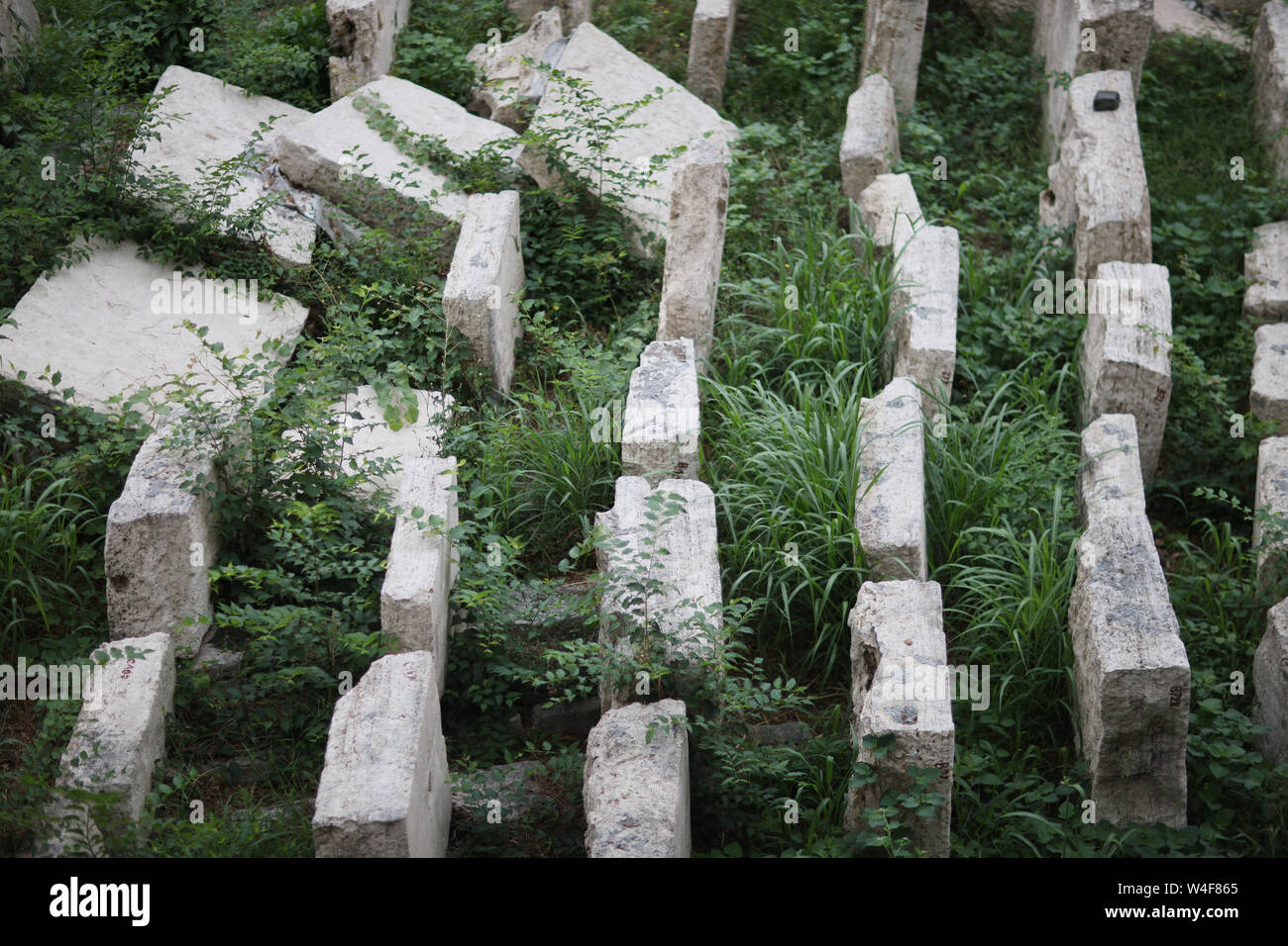 Building stones of ancient construction for restoration works. Rome ...