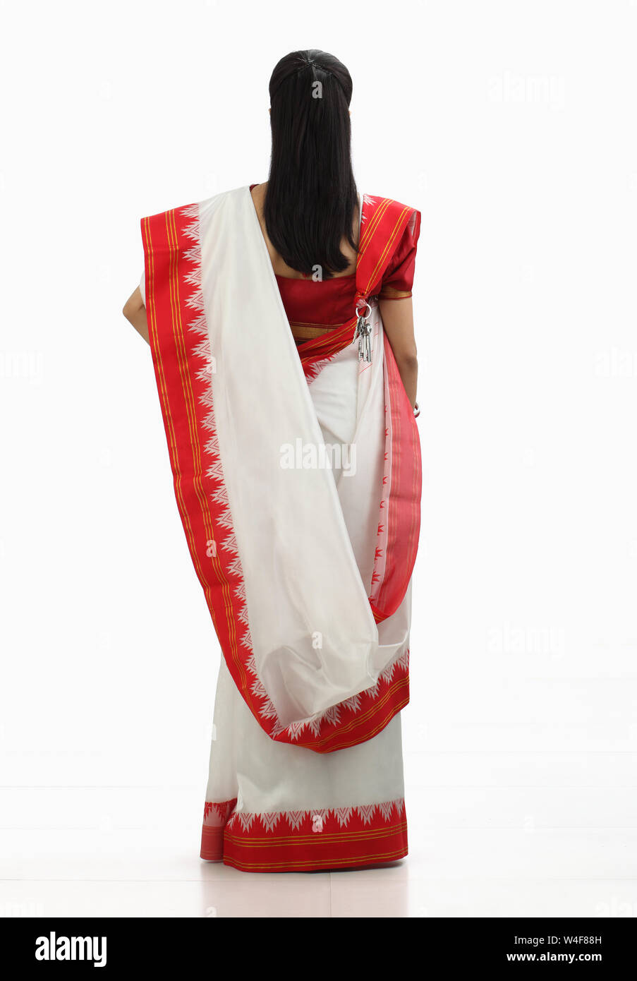 Bengali woman rear view hi-res stock photography and images - Alamy