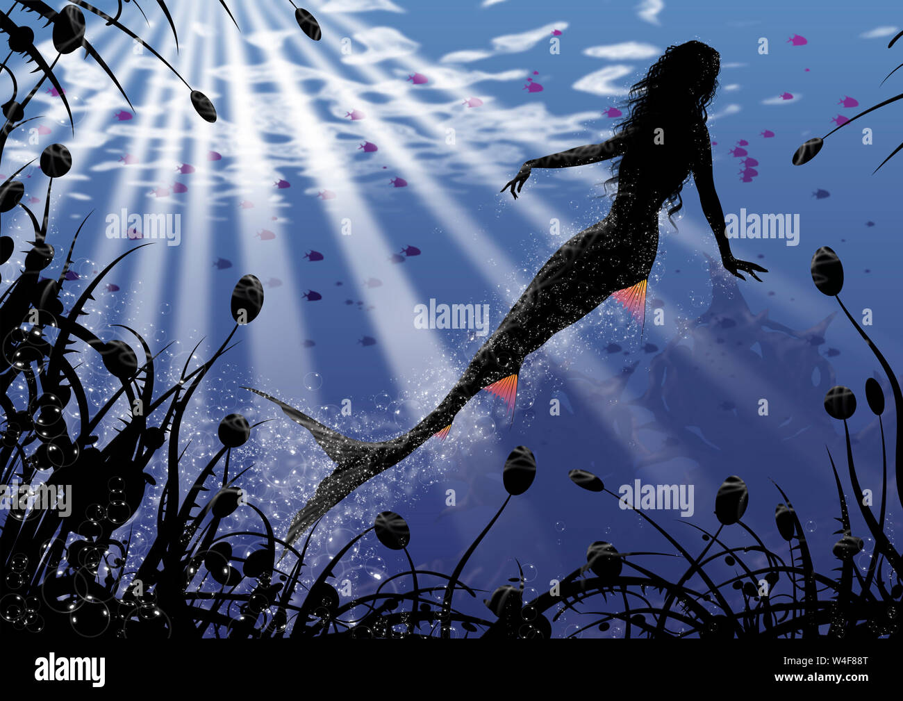 Mythical creatures and sea hi-res stock photography and images - Alamy