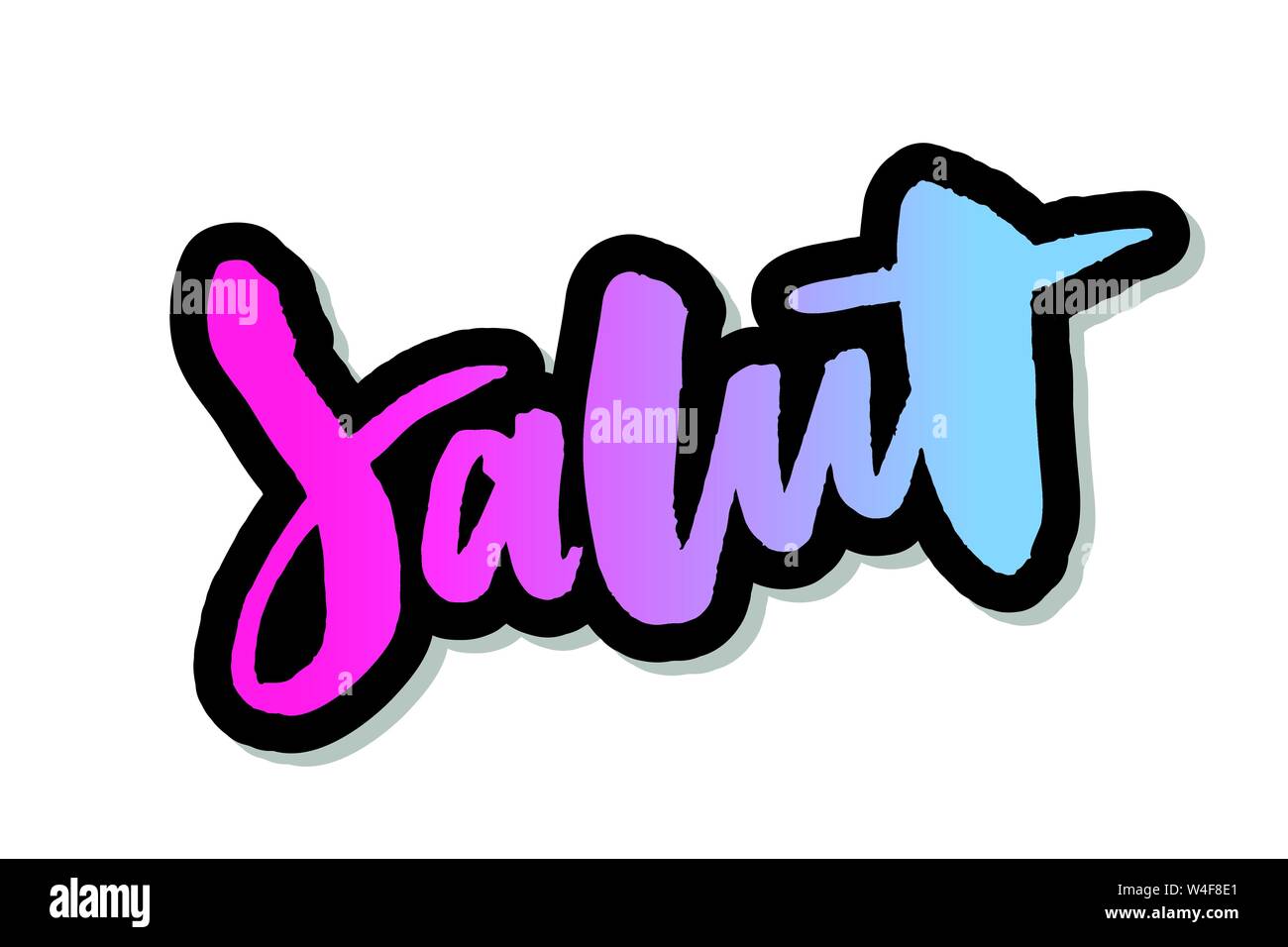 Salut vector vectors hi-res stock photography and images - Alamy