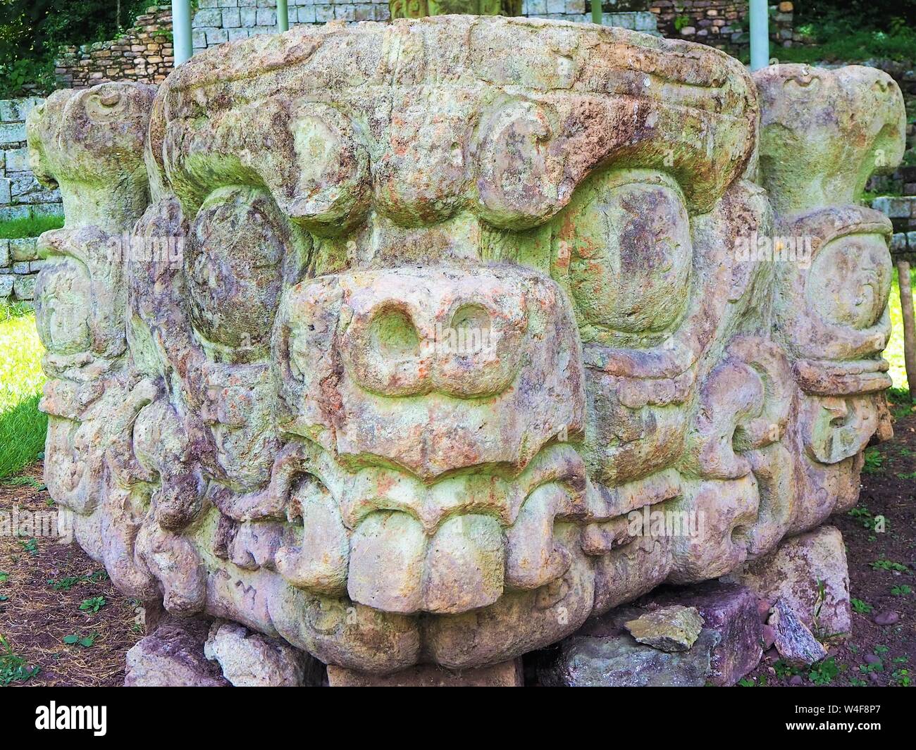 The ruins at Copan, Honduras, Central America, Maya or Mayan Ruins ...