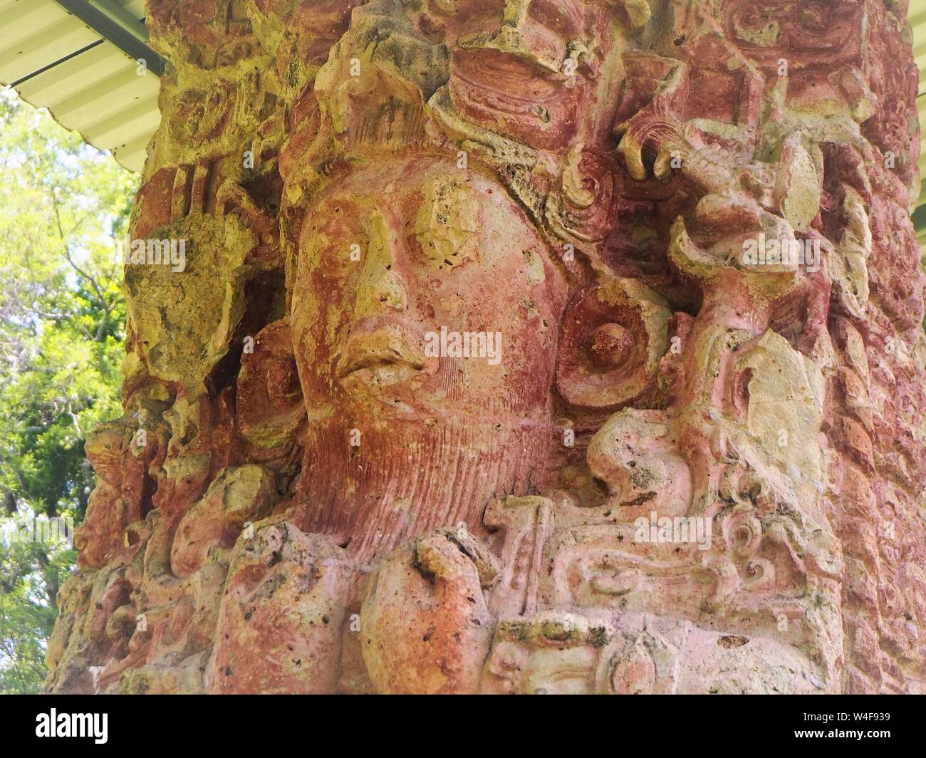 The ruins at Copan, Honduras, Central America, Maya or Mayan Ruins ...